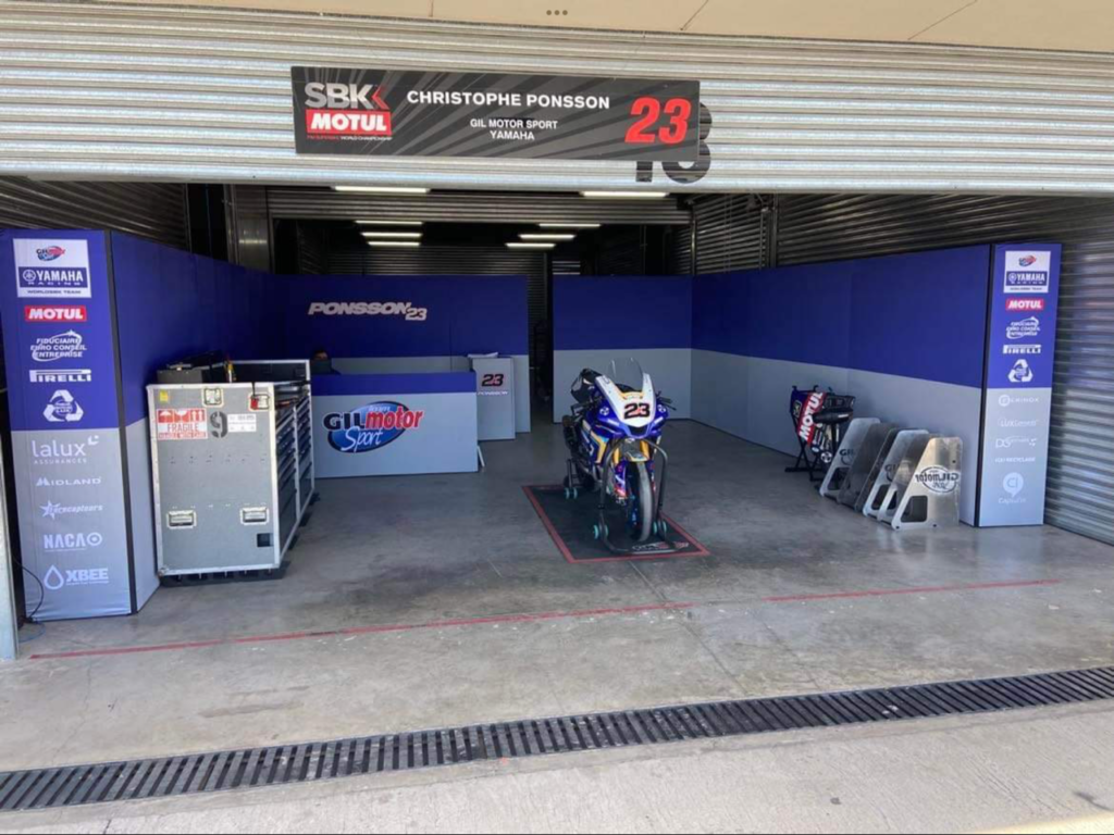 Box en tissu Racing Paddock/Salon 2021 – Gil Motor Sport (FRA)